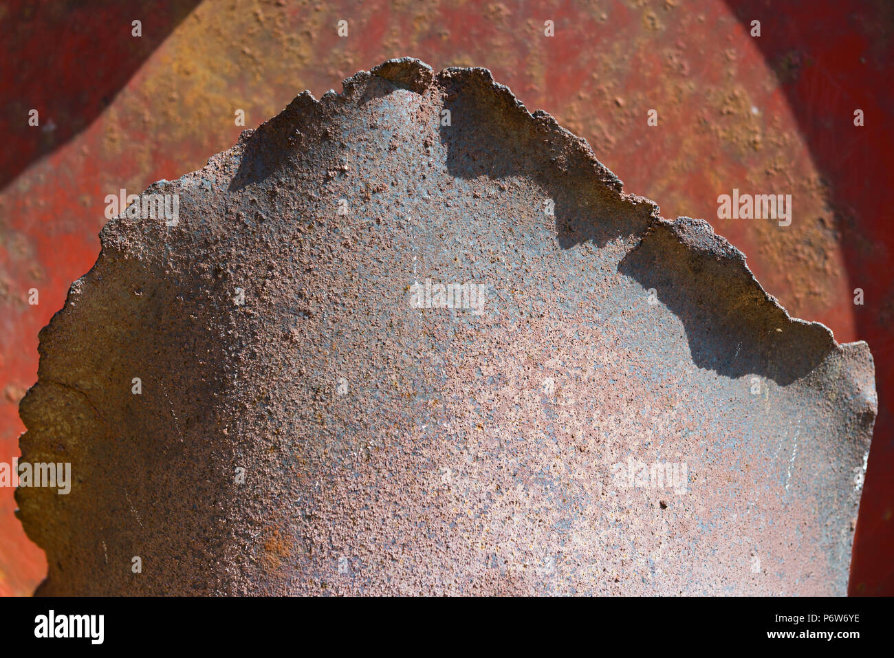 Part of an old funnel from a steam locomotive on the West Somerset ...