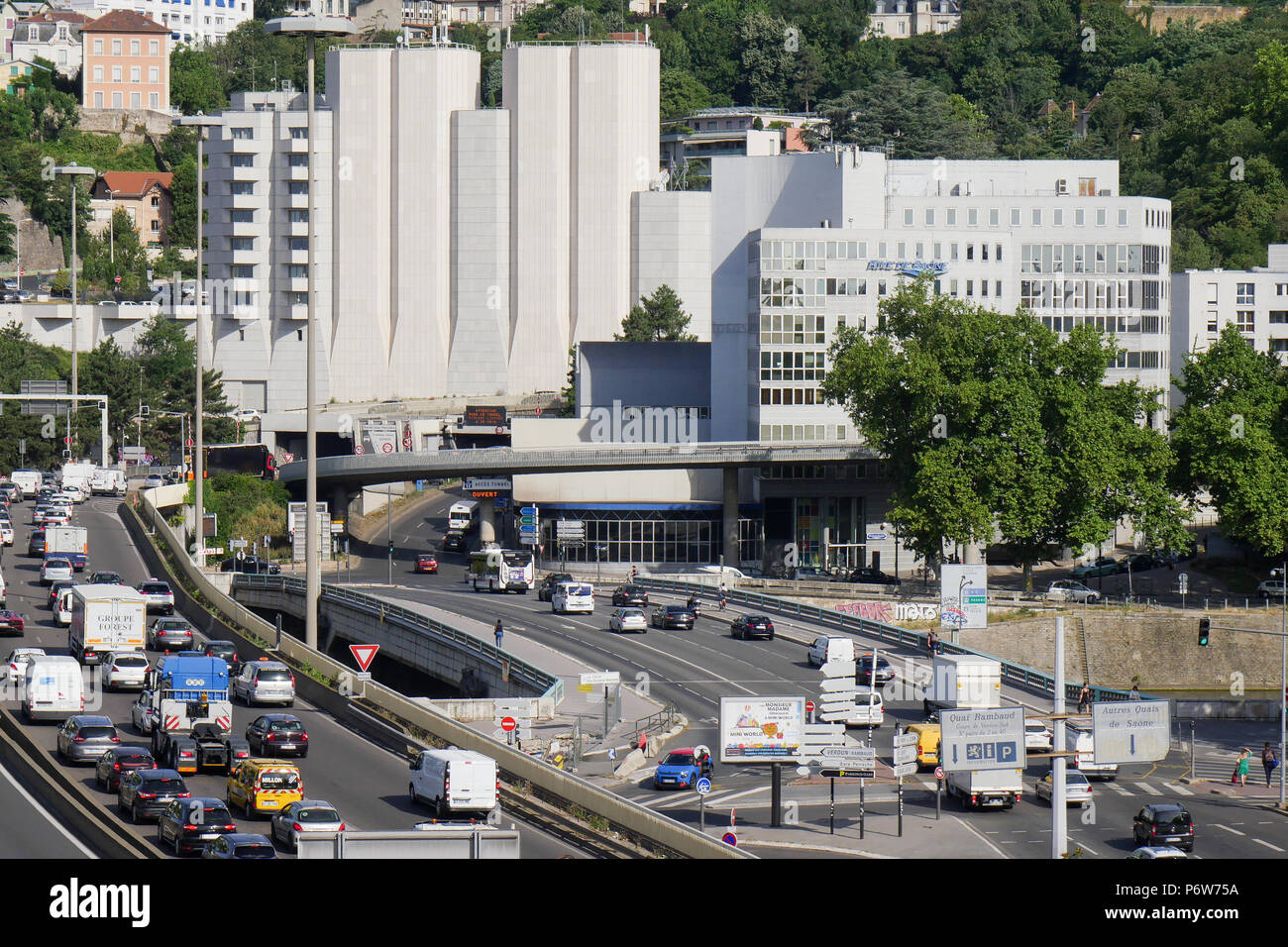 Fourviere tunnel entrance, Lyon, France Stock Photo - Alamy