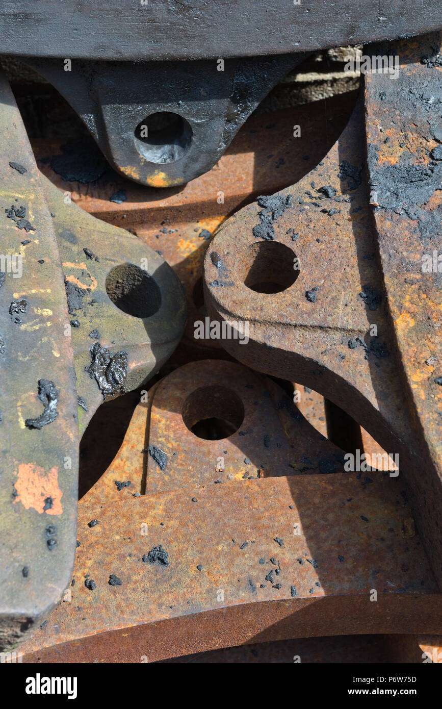Iron brake blocks hi-res stock photography and images - Alamy