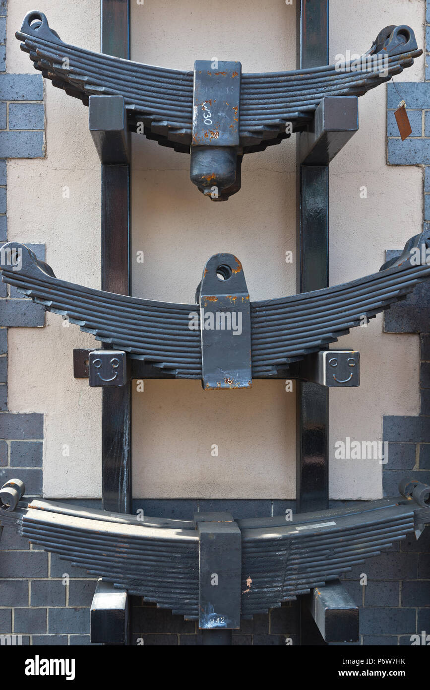 New suspension leaf springs being stored in the engine sheds at ...