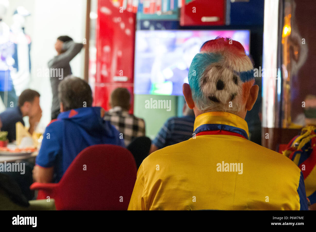 El Cole Columbia, a Columbian football fanatic who has been following ...