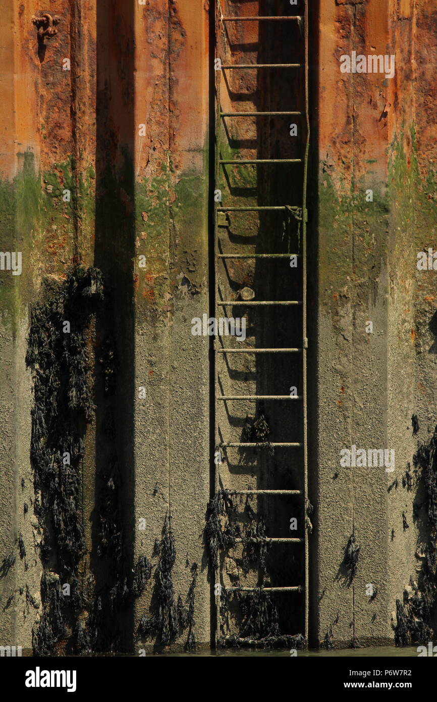 Wharf ladder detail hi-res stock photography and images - Alamy
