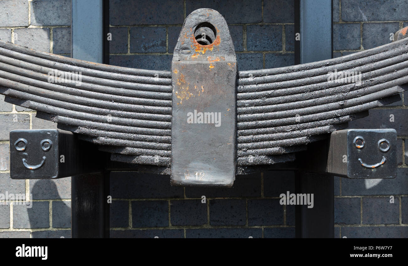 New suspension leaf springs being stored in the engine sheds at ...
