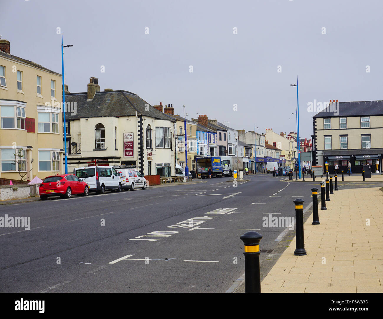The Front Seaton Carew Seaside Resort North East England Hartlepool ...