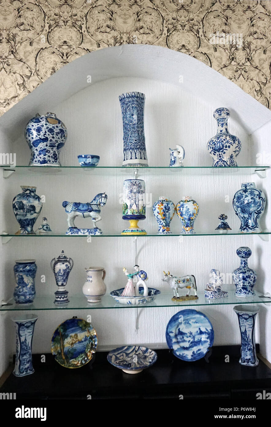 Collection of Antique Dutch and English Delft and French Italian and ...