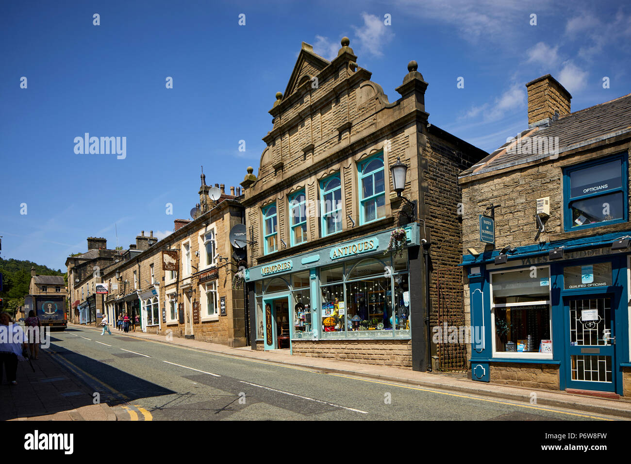 Uphill sandstone independent shops including a large antiques shop on ...