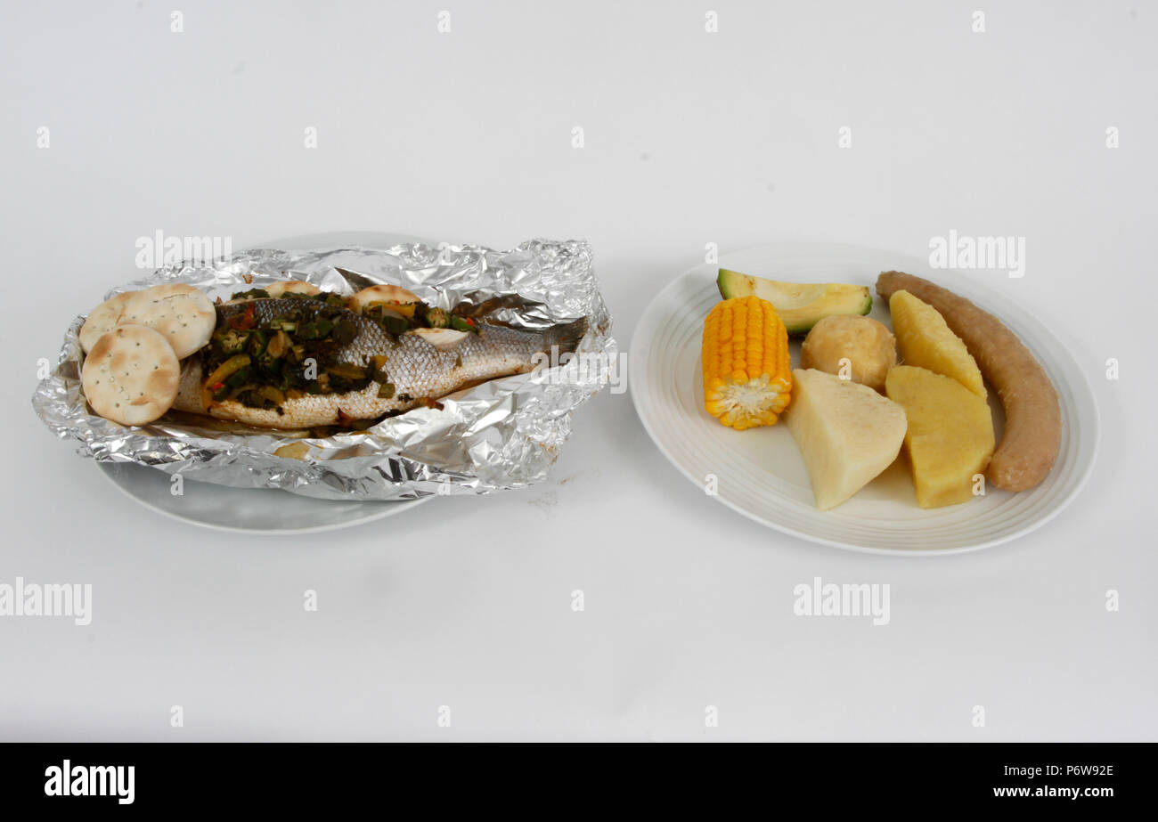 Authentic Caribbean cookery Stock Photo - Alamy