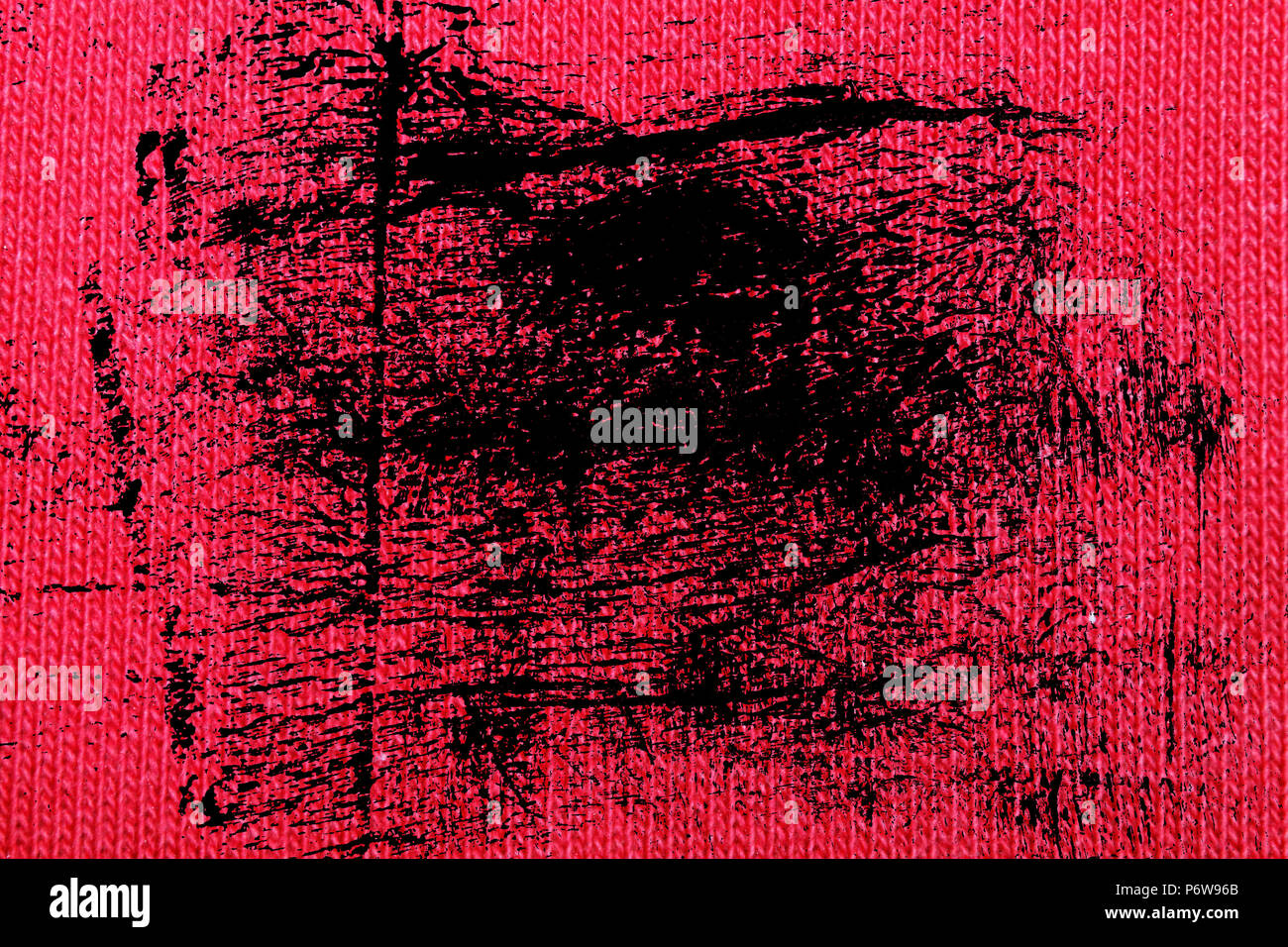 Grunge Fabric red colored texture or background Stock Photo - Alamy