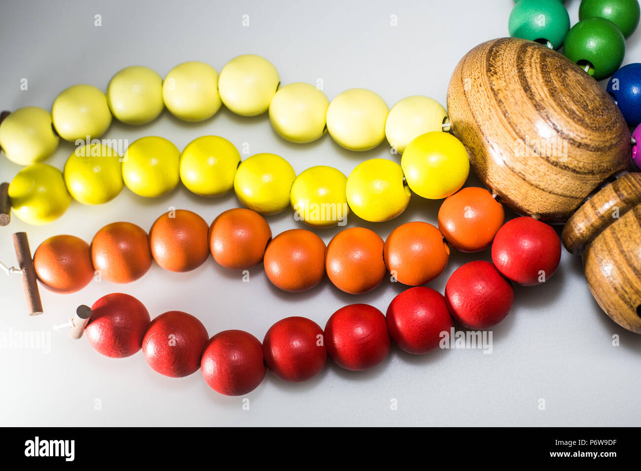 colorful wood to play children Stock Photo - Alamy