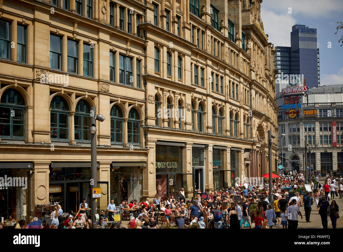 grade II listed building Manchester Corn Exchange in Exchange Square ...