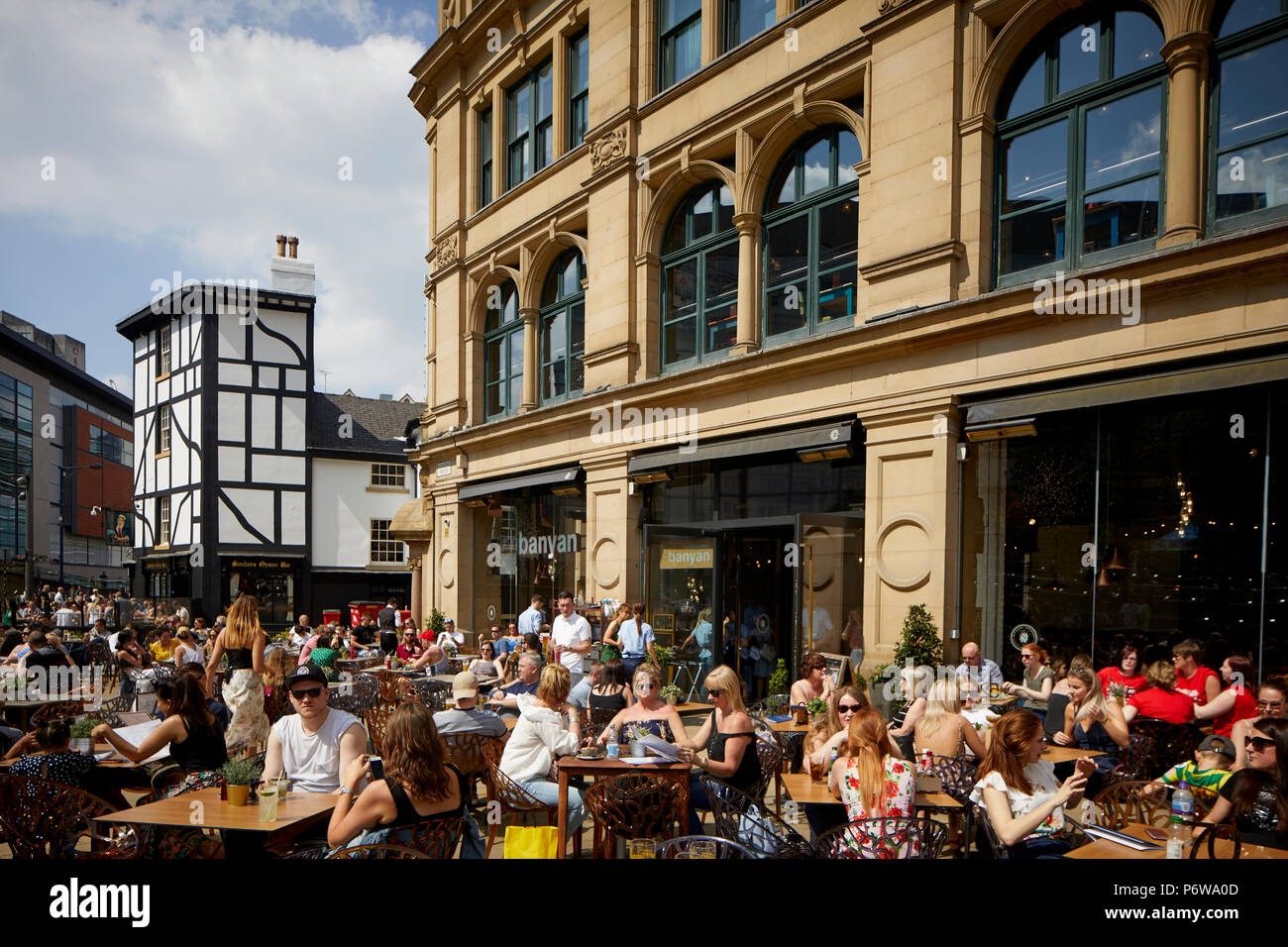 grade II listed building Manchester Corn Exchange in Exchange Square ...