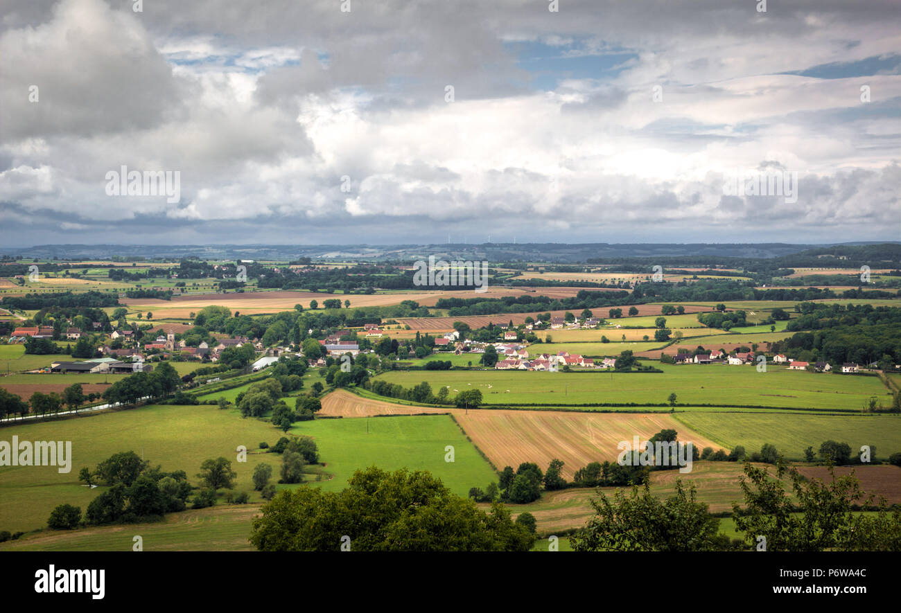 French landscape in summer in France Stock Photo - Alamy