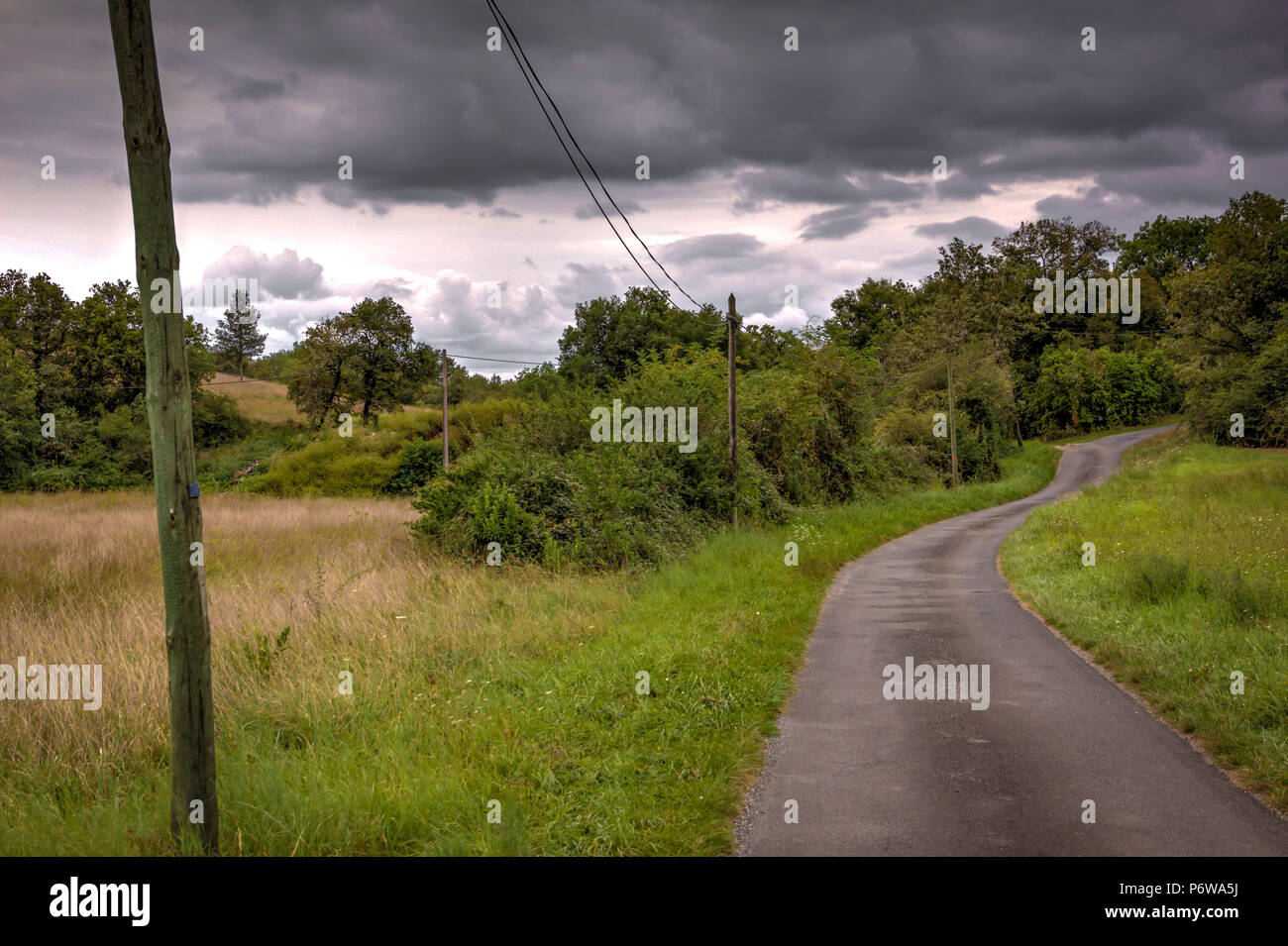 French landscape in summer in France Stock Photo - Alamy