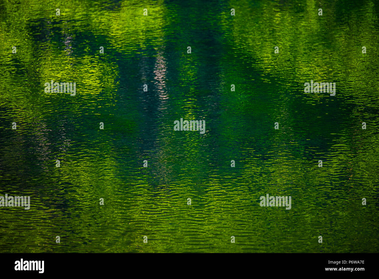 Reflection on the surface of the water Stock Photo - Alamy