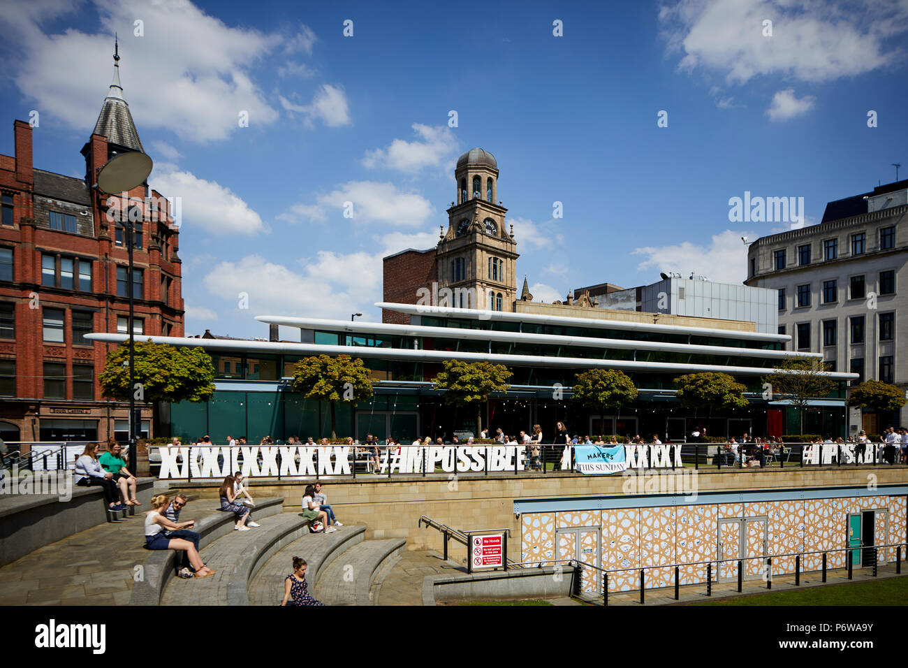 Manchester city england open space hi-res stock photography and images ...