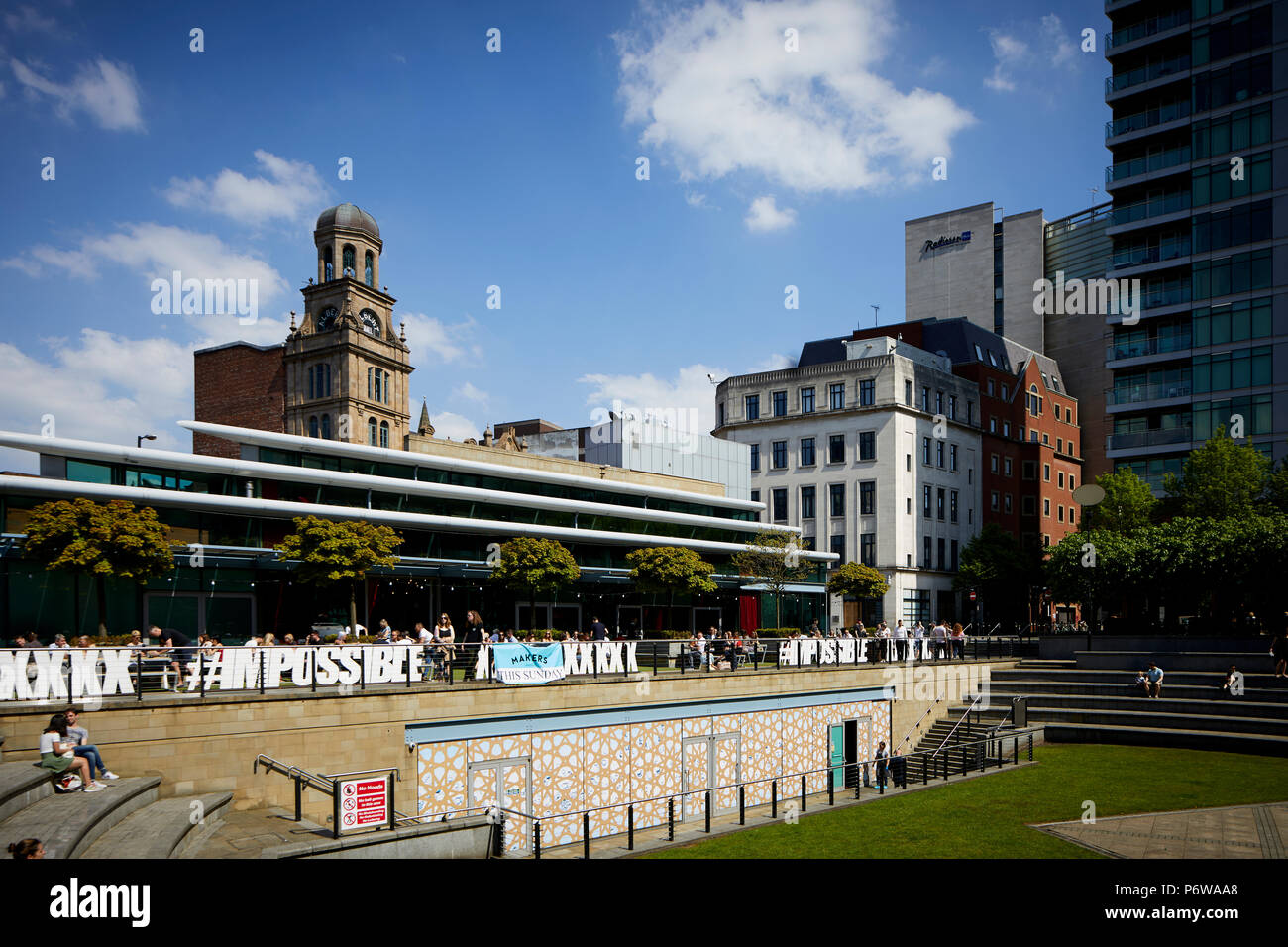 Manchester square garden hi-res stock photography and images - Alamy
