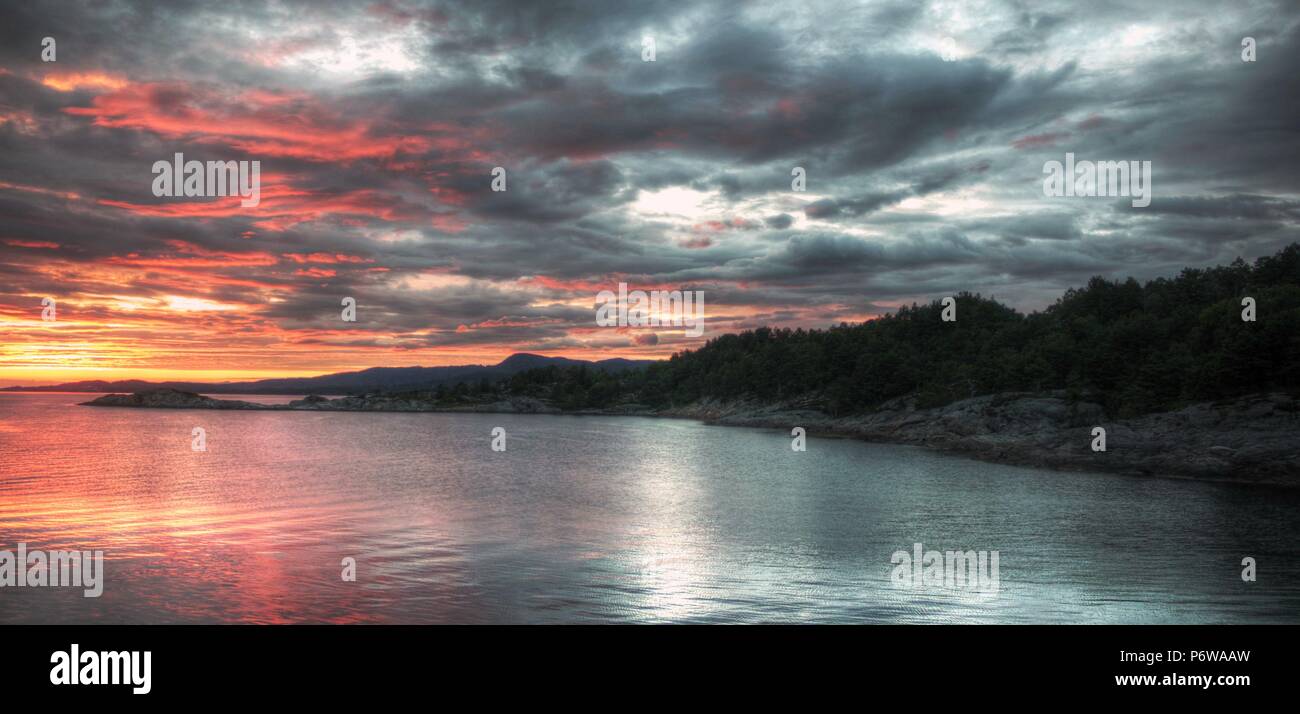 Rough nature in Norwegian landscape in the summer Stock Photo - Alamy