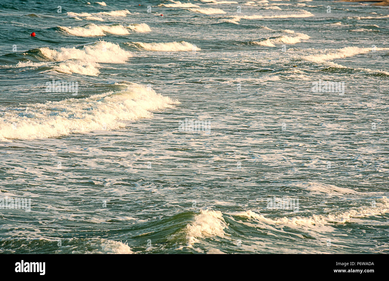 Scene of the wave on the ocean Stock Photo - Alamy