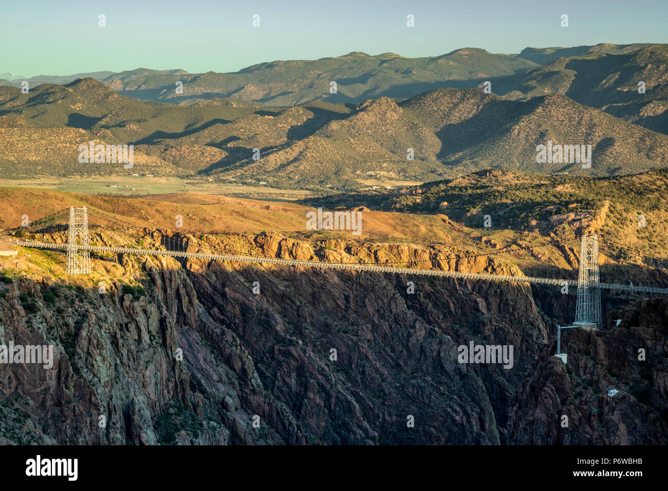 Royal Gorge and Royal Gorge Bridge, Canon City, Colorado USA Stock ...