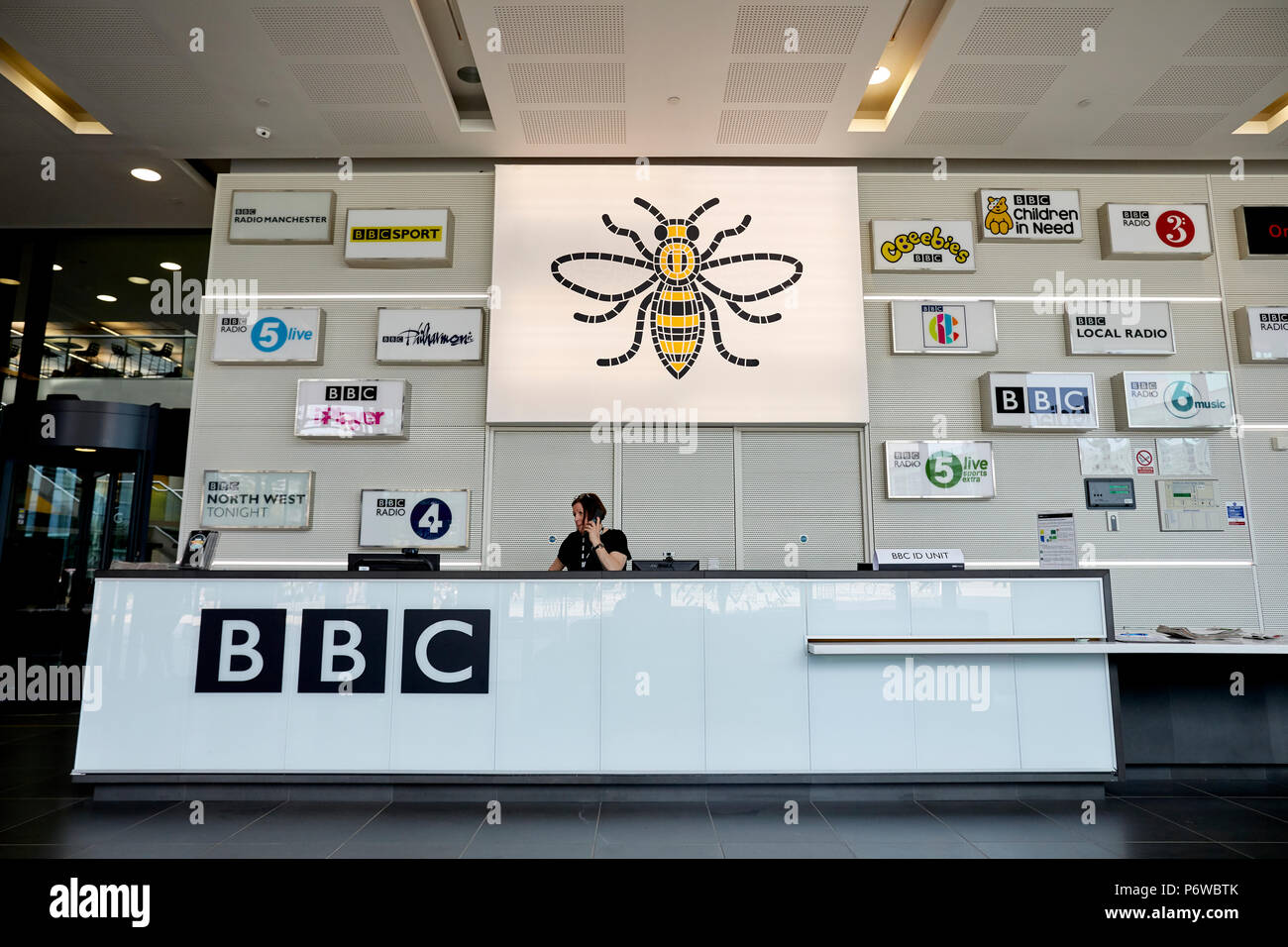BBC Quay House at MediaCityUK home of BBC Sport and Radio Stock Photo ...
