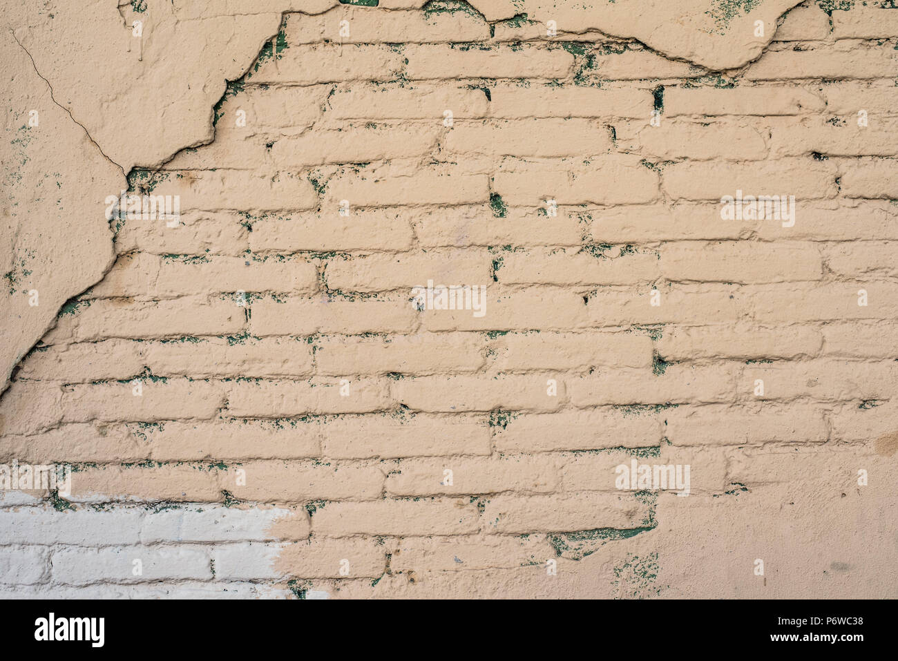 texture of battered, dirty and old brick wall and floor of various ...