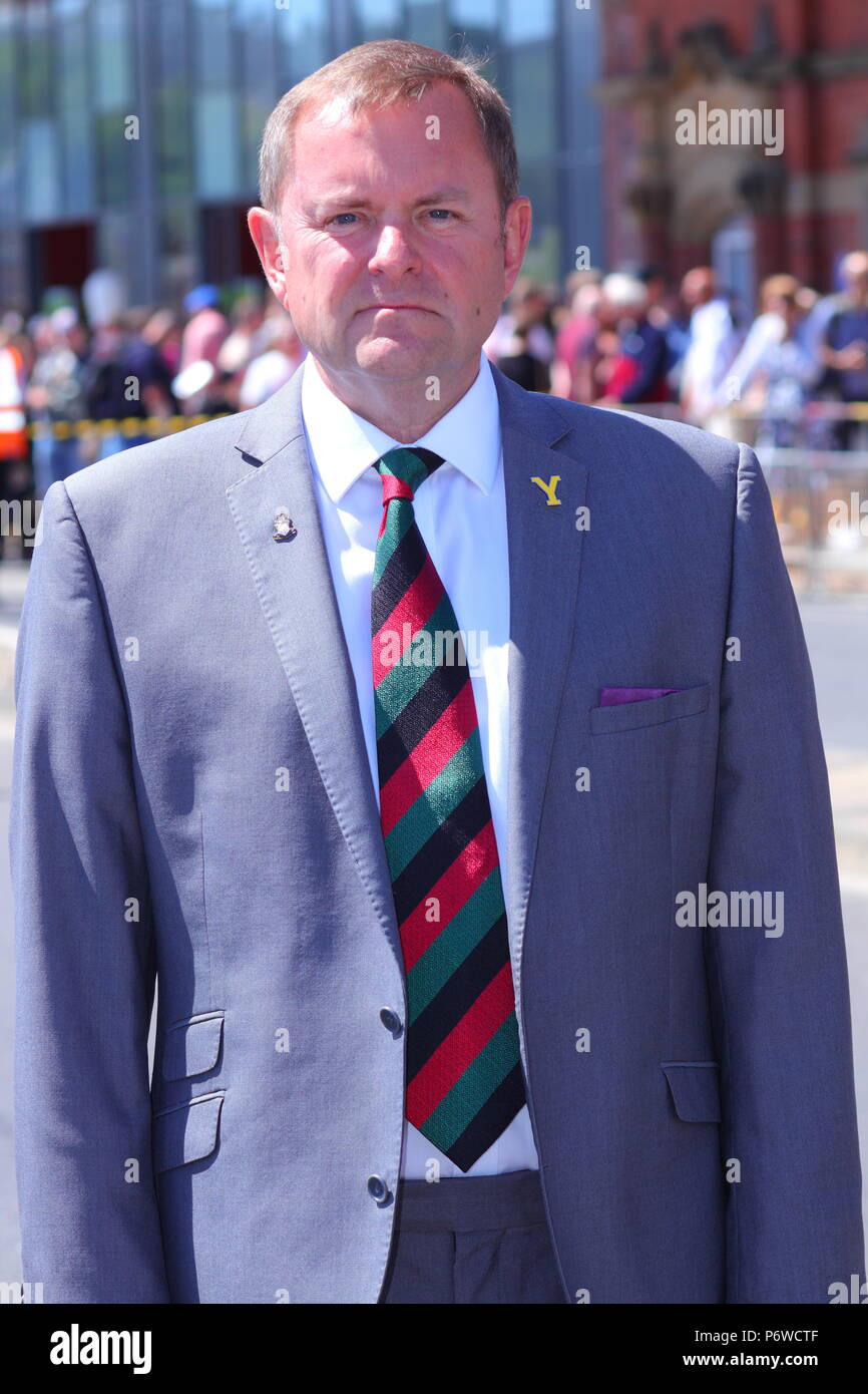 Sir Gary Verity, the CEO of Welcome To Yorkshire attending the Armed ...