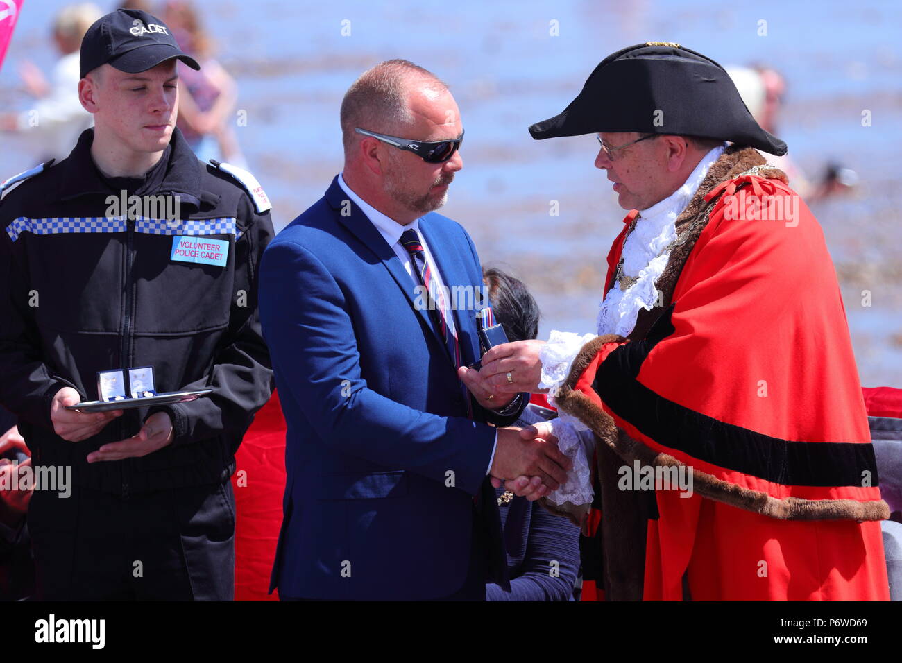 Cllr & Lord Mayor of Scarborough Joe Plant during presentations at ...