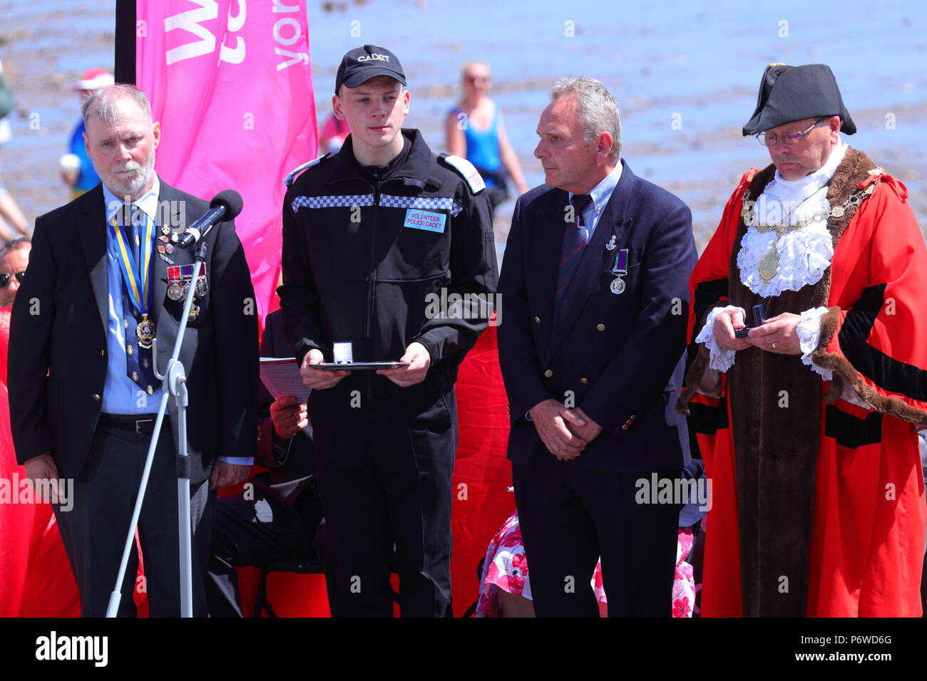 Cllr & Lord Mayor of Scarborough Joe Plant during presentations at ...