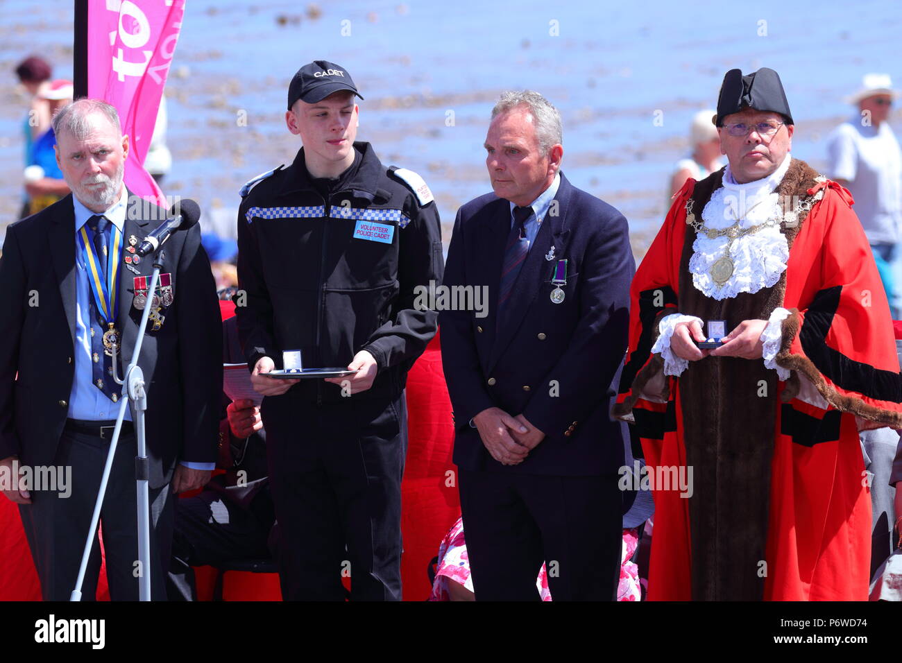 Cllr & Lord Mayor of Scarborough Joe Plant during presentations at ...