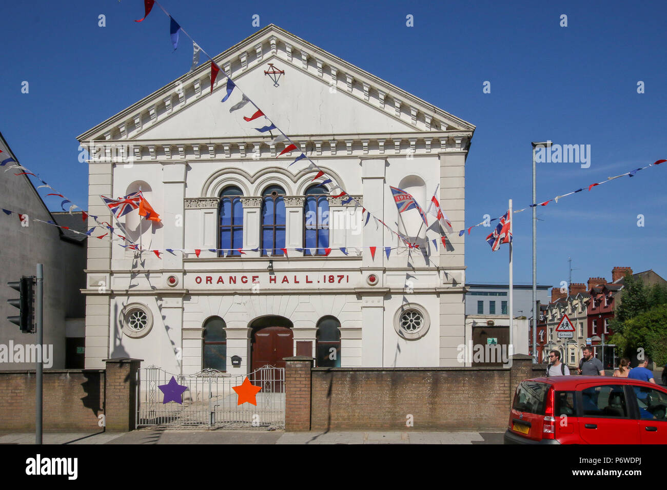 Lisburn Orange Hall Stock Photo - Alamy