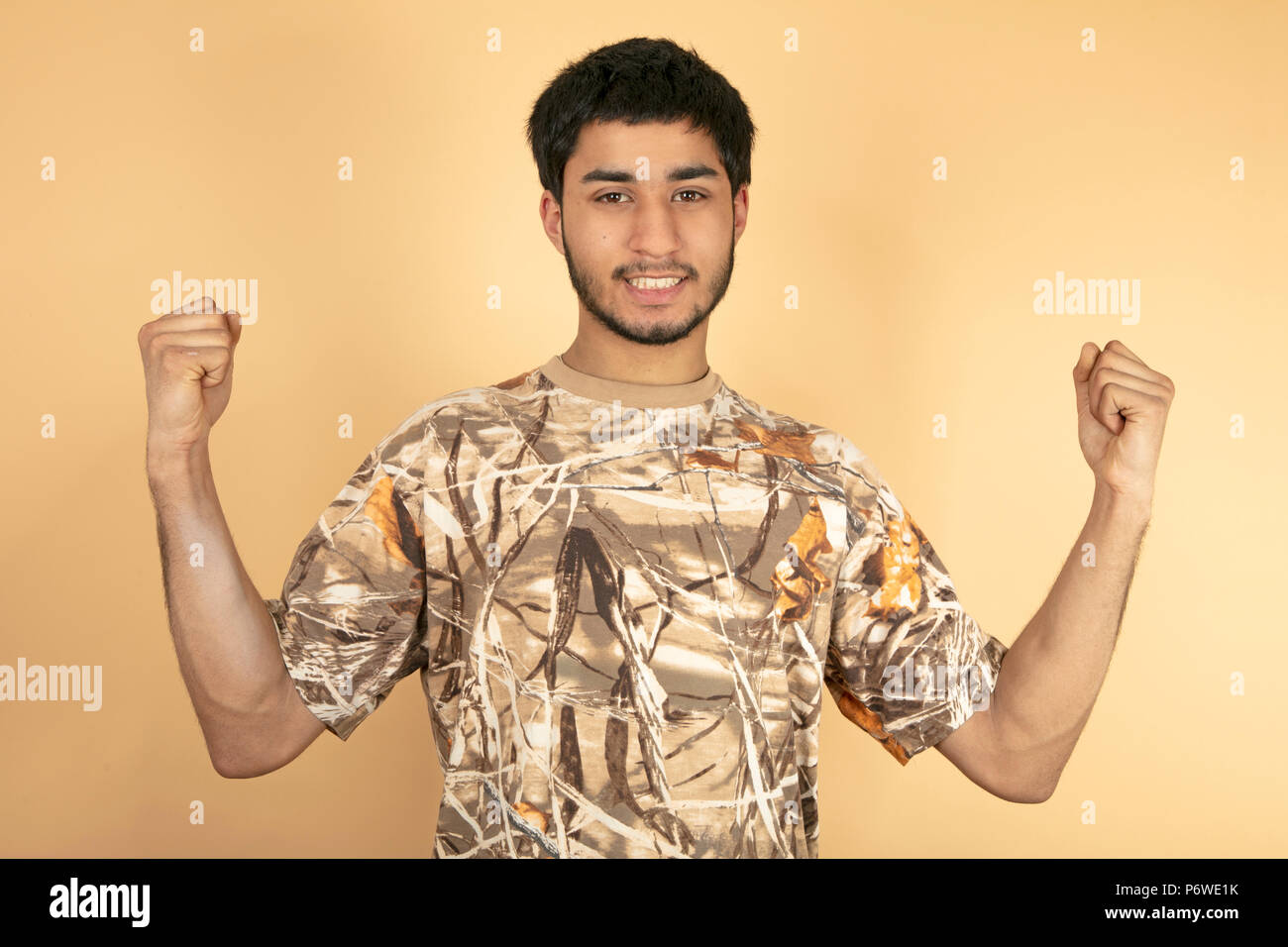 Young people raise up american hi-res stock photography and images - Alamy