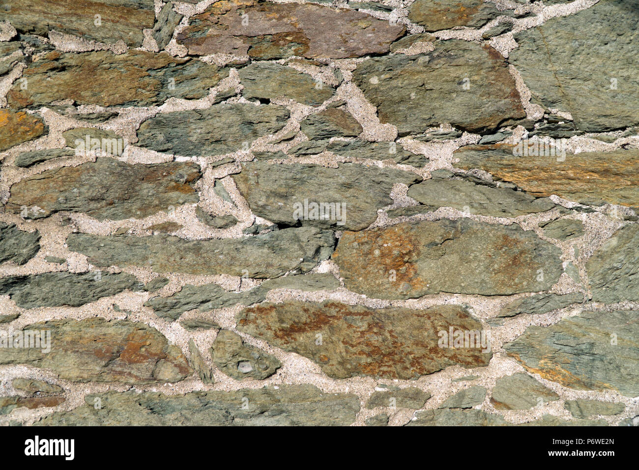 Rubble Wall in Detail as Background Stock Photo - Alamy