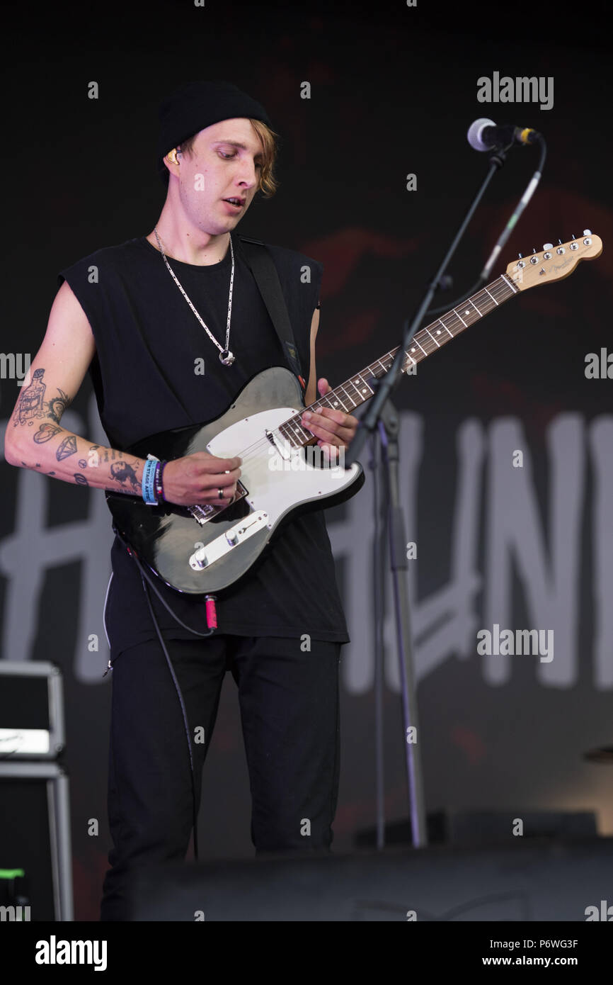 The Hunna perform at All Points East Festival Featuring: Dan Dorney ...