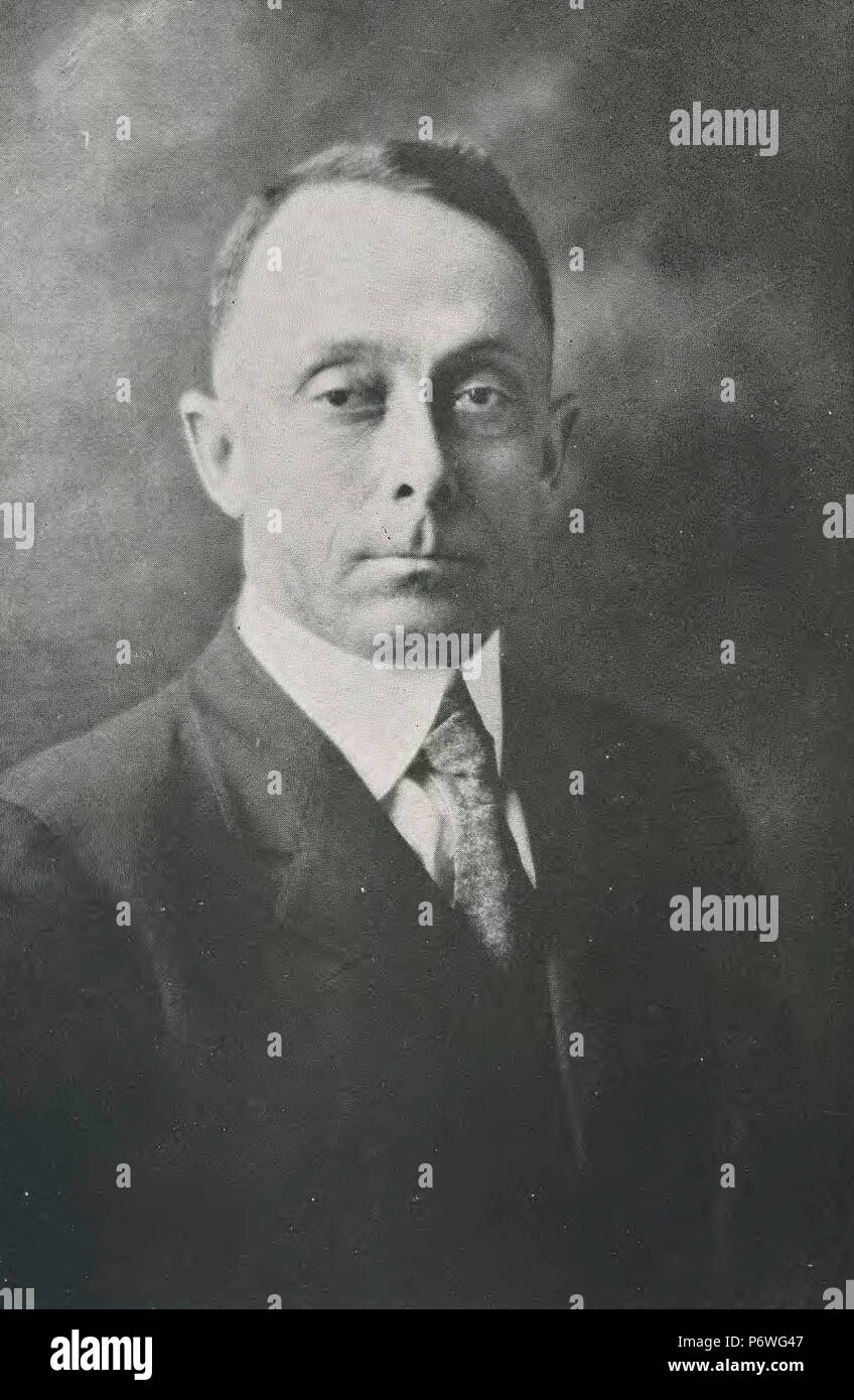1922 Locust yearbook p. 020 (President R. B. Binnion Stock Photo - Alamy