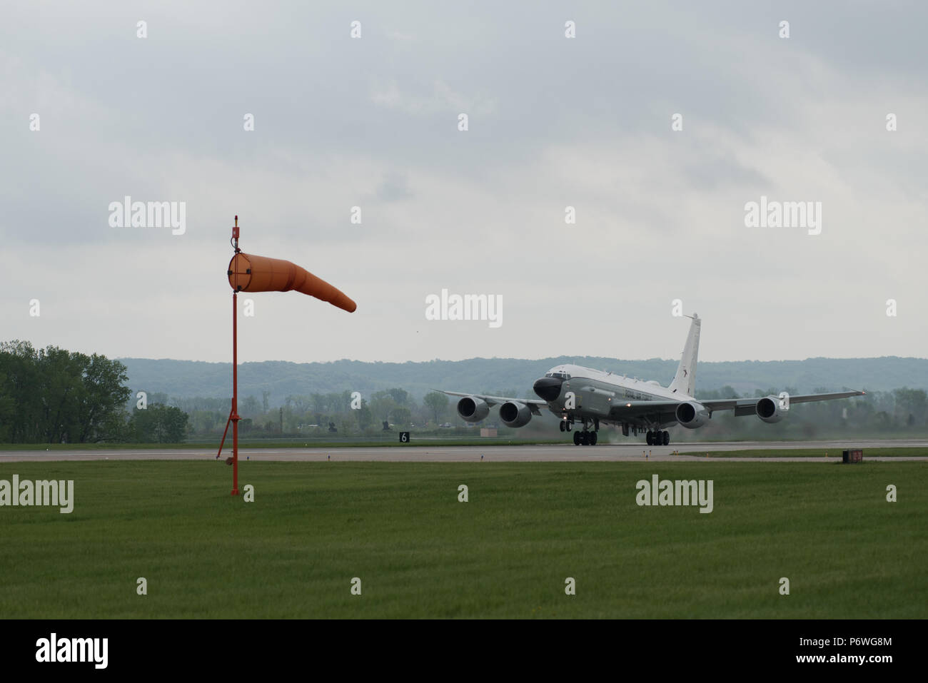 A Royal Air Force (RAF) RC-135W Rivet Joint aircraft, from RAF ...