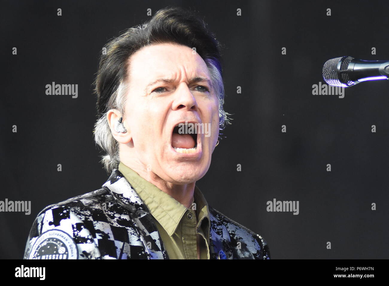 Wantagh, New York, USA. 29th June, 2018. STYX performs at the Jones ...
