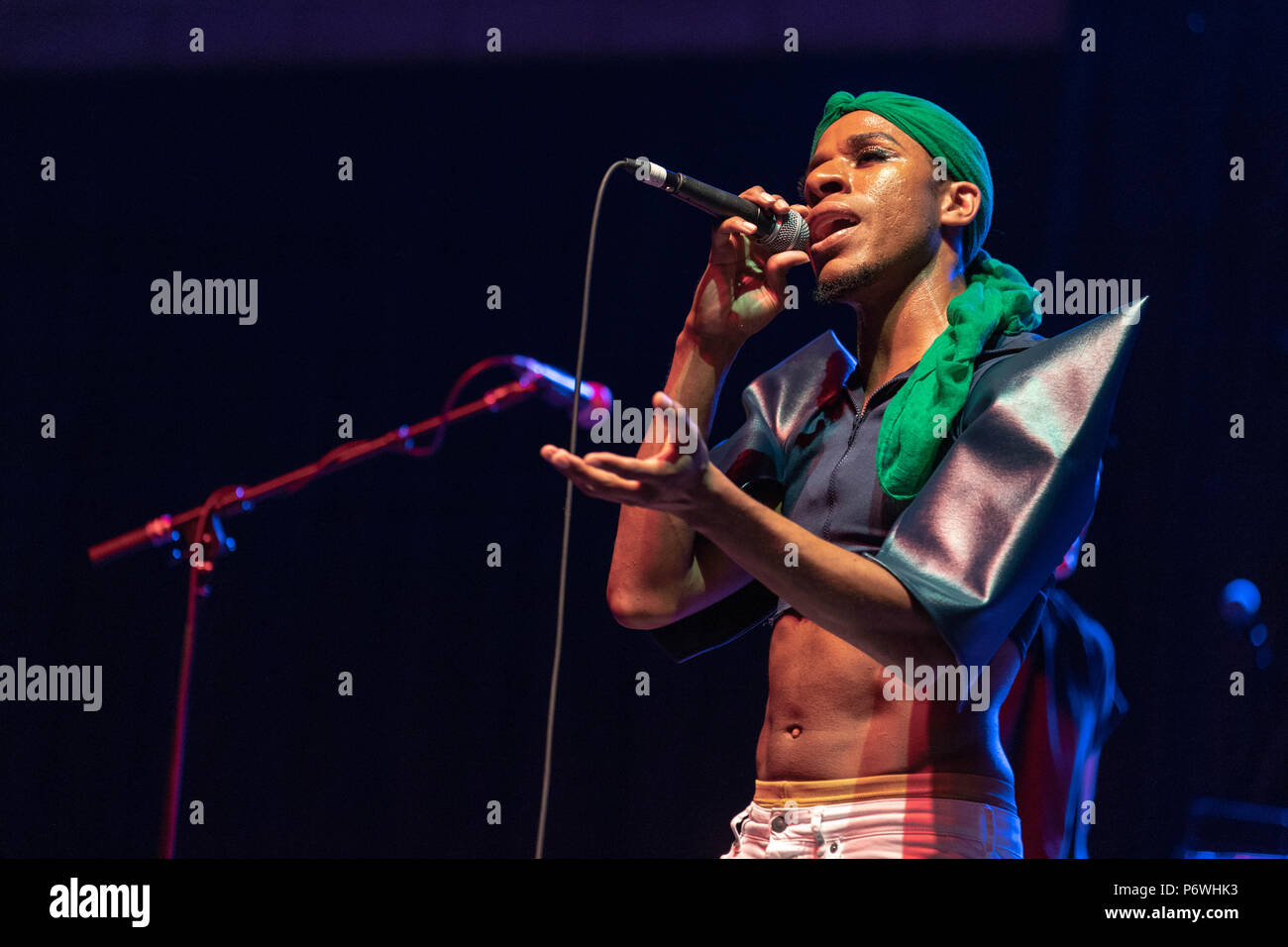 Milwaukee, Wisconsin, USA. 1st July, 2018. Singer LEX ALLEN during ...