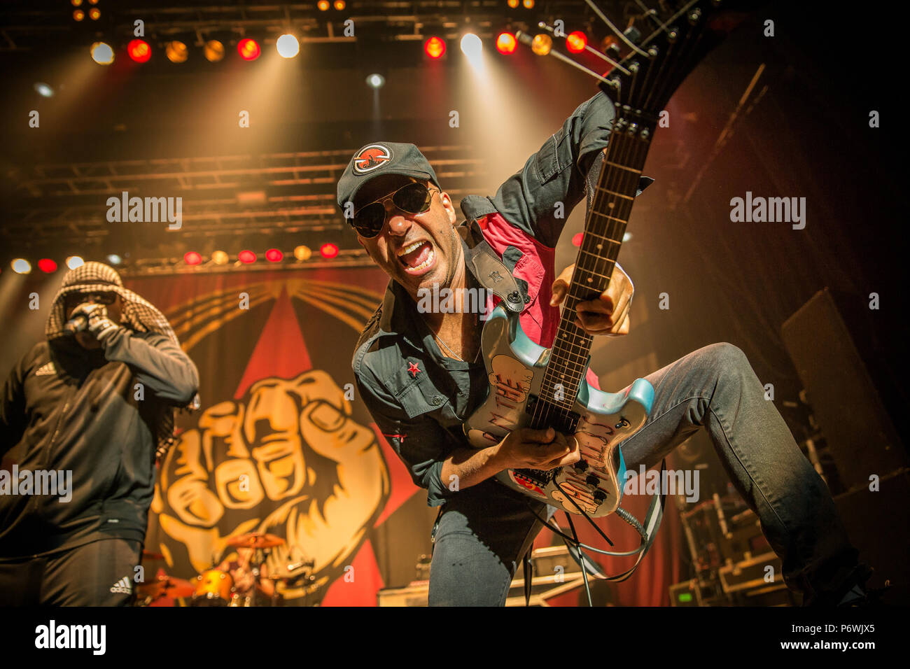 Norway, Oslo - July 2, 2018. The American rap group Prophets of Rage ...
