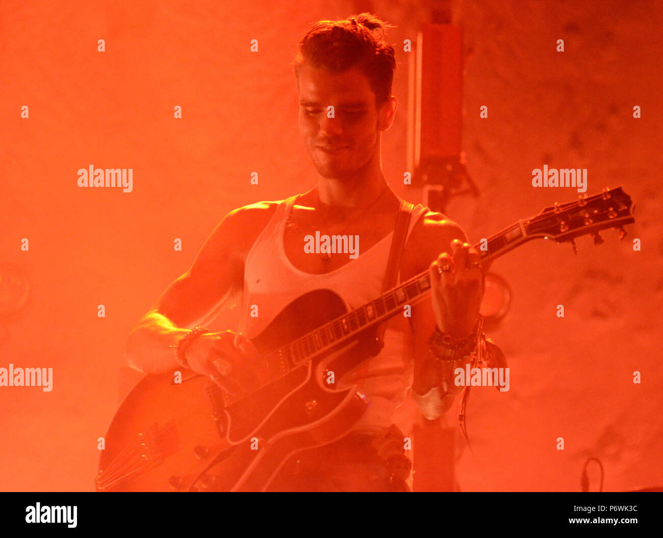 Milwaukee, Wisconsin, USA. 30th June, 2018. Lead singer JJ Julius Son ...