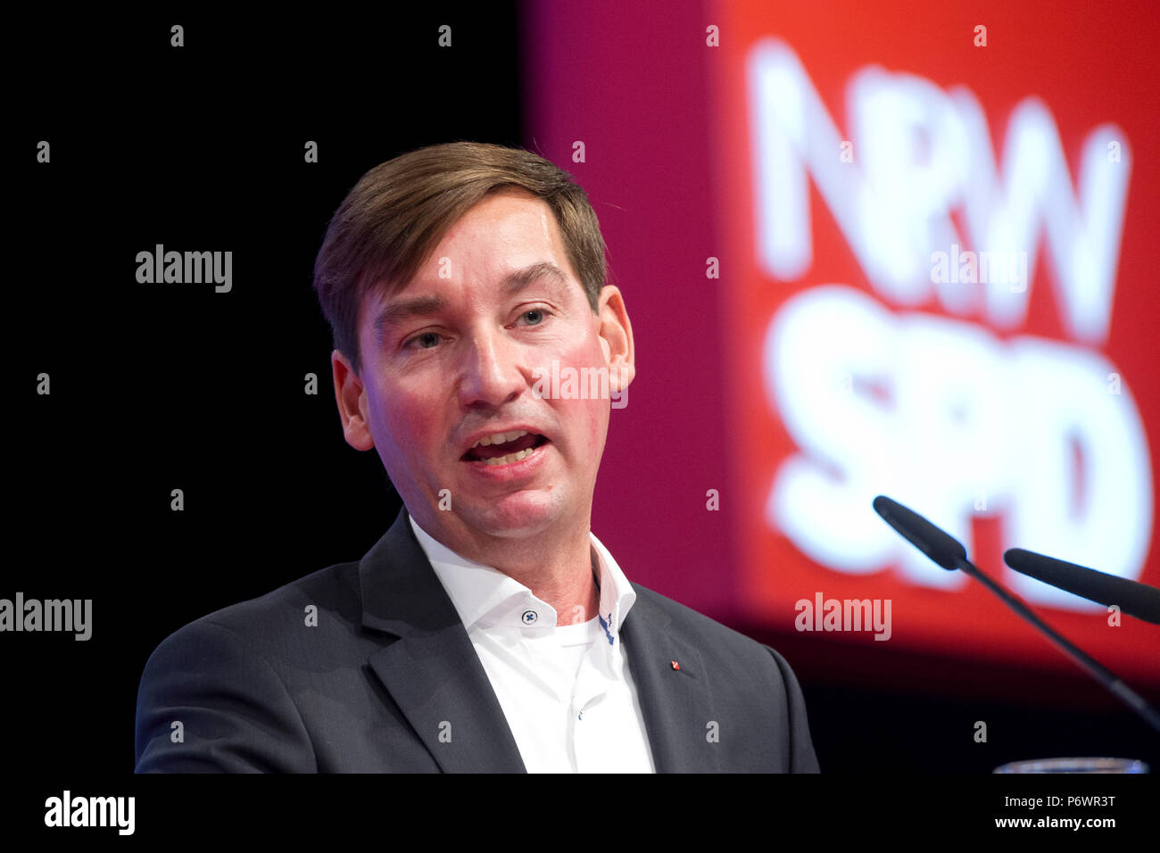 Bochum, Deutschland. 23rd June, 2018. Sebastian HARTMANN, new SPD state ...