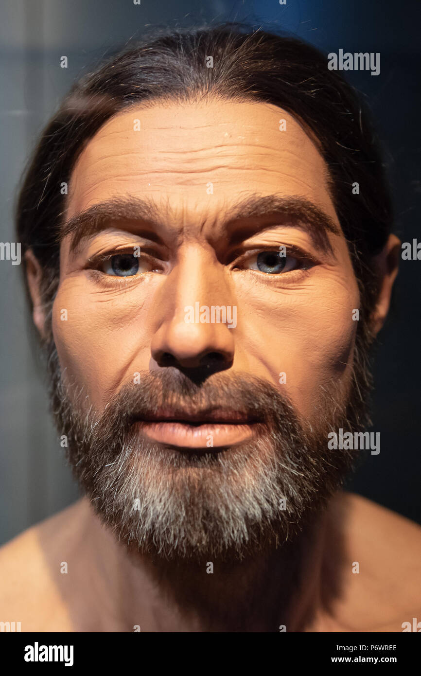 15 June 2018, Bad Grund, Germany: A replica of a member of the world's ...