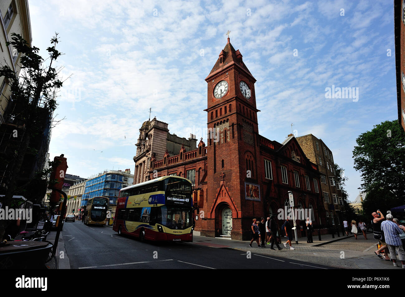 English Seaside Town, Brighton & Hove, East Sussex, England, UK Stock ...