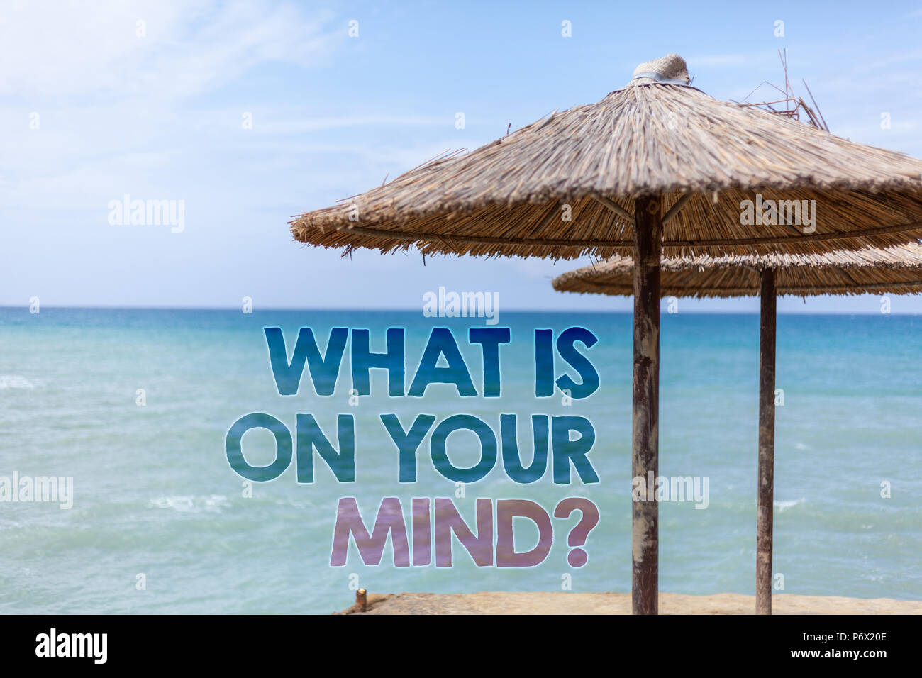 Word writing text What Is On Your Mind Question. Business concept for ...