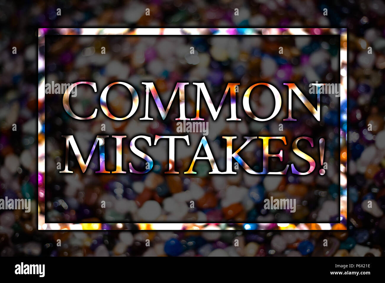 Text sign showing Common Mistakes Motivational Call. Conceptual photo ...