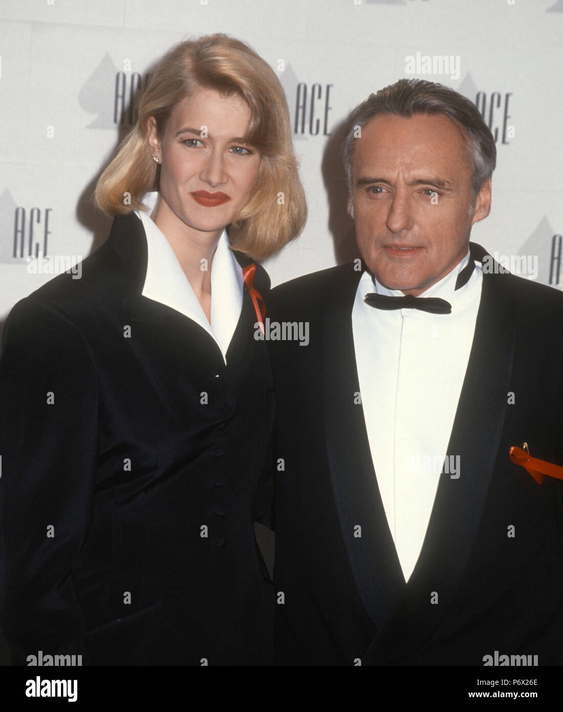 HOLLYWOOD, CA - JANUARY 12: (L-R) Actress Laura Dern and actor Dennis ...