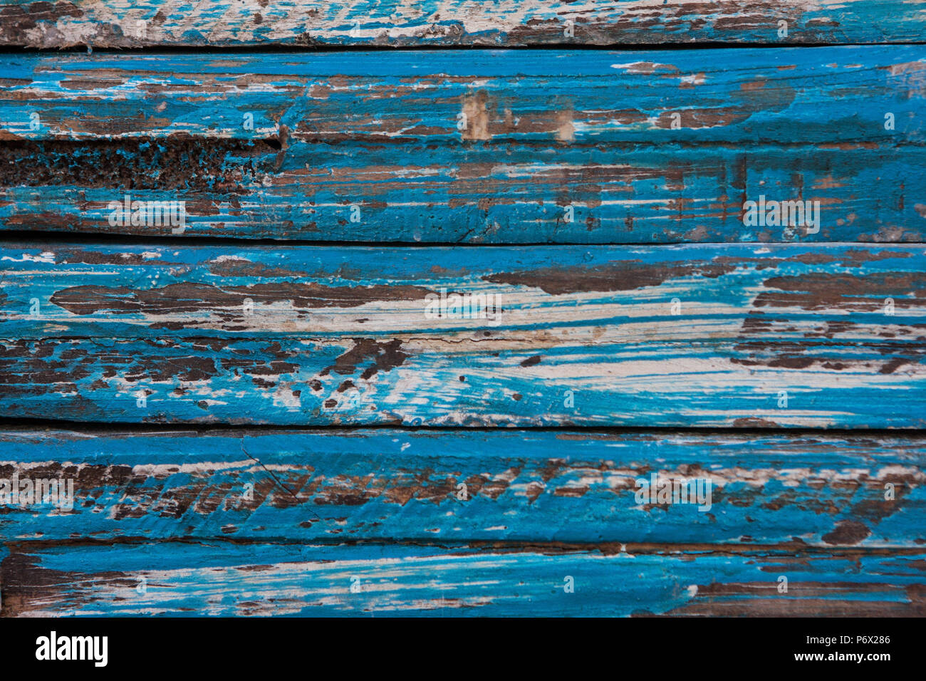 Wooden texture with weathered, chipped blue paint Stock Photo - Alamy
