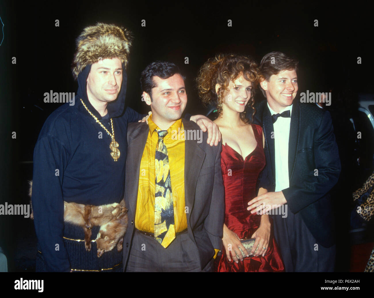 HOLLYWOOD, CA - JANUARY 12: (L-R) Actors Scott Thompson, guests and ...