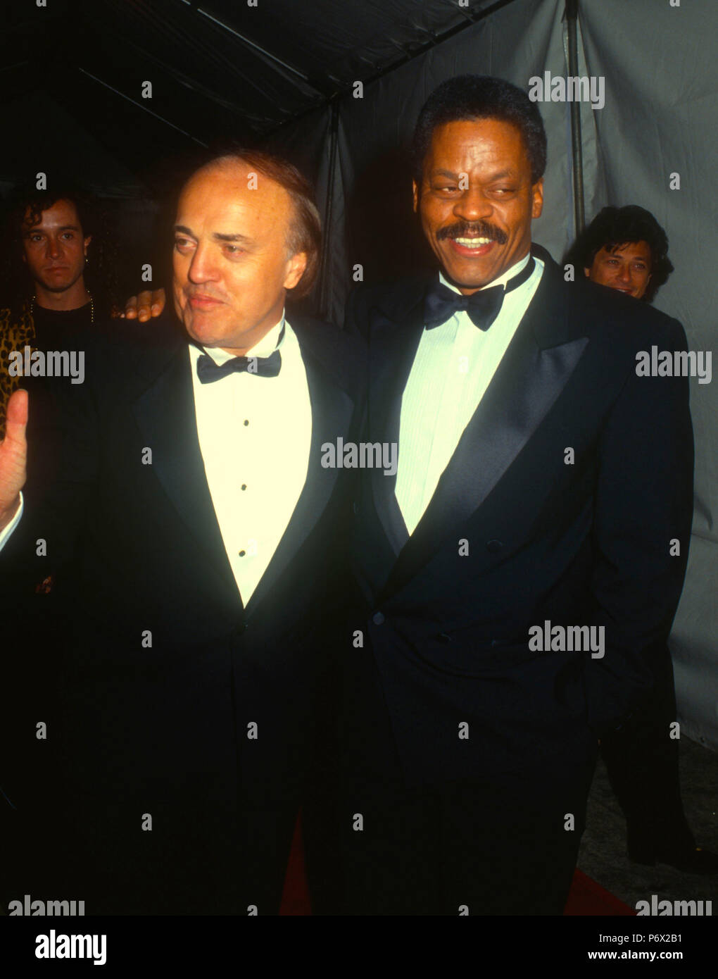 HOLLYWOOD, CA - JANUARY 12: (L-R) Television journalist Peter Arnett ...