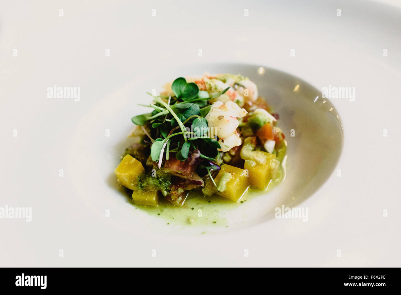 Main dish during an event or wedding Stock Photo - Alamy