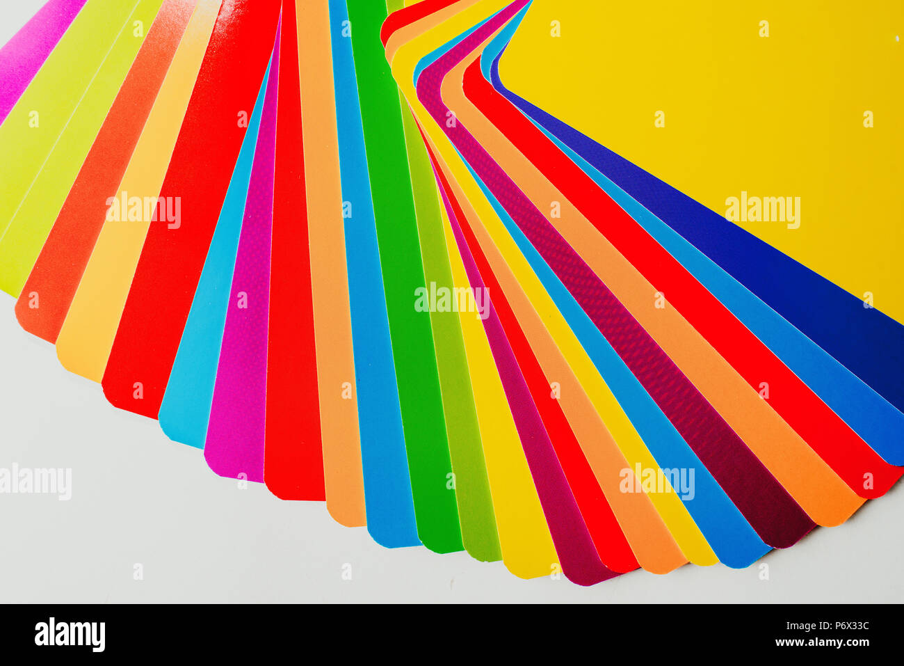 Guide color chart Stock Photo - Alamy